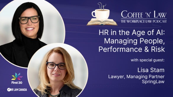 Coffee ‘N’ Law: Managing people, performance and risk in the age of AI ...